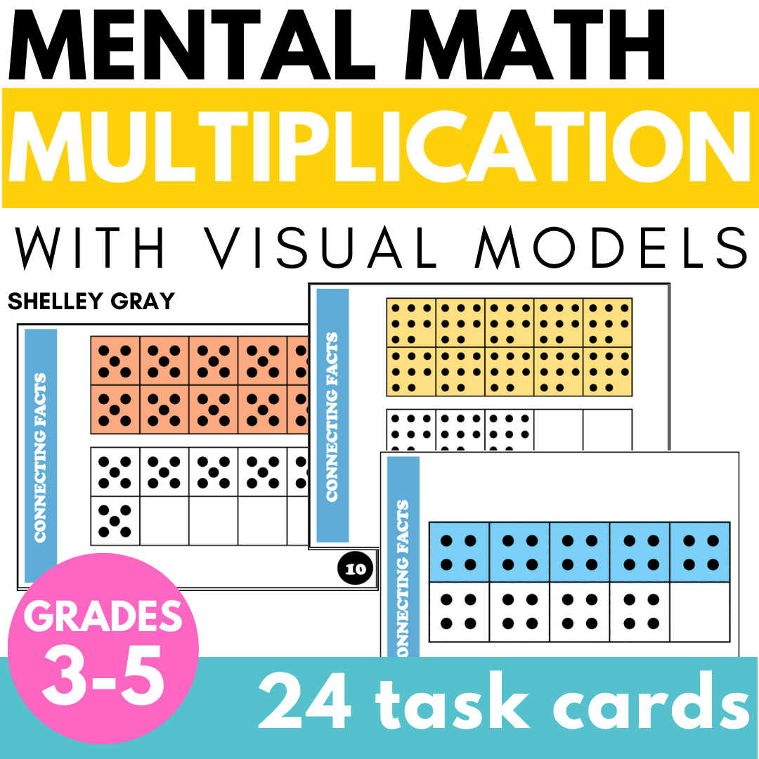 Mental Math Multiplication Task Cards: Connecting Related Facts Using ...