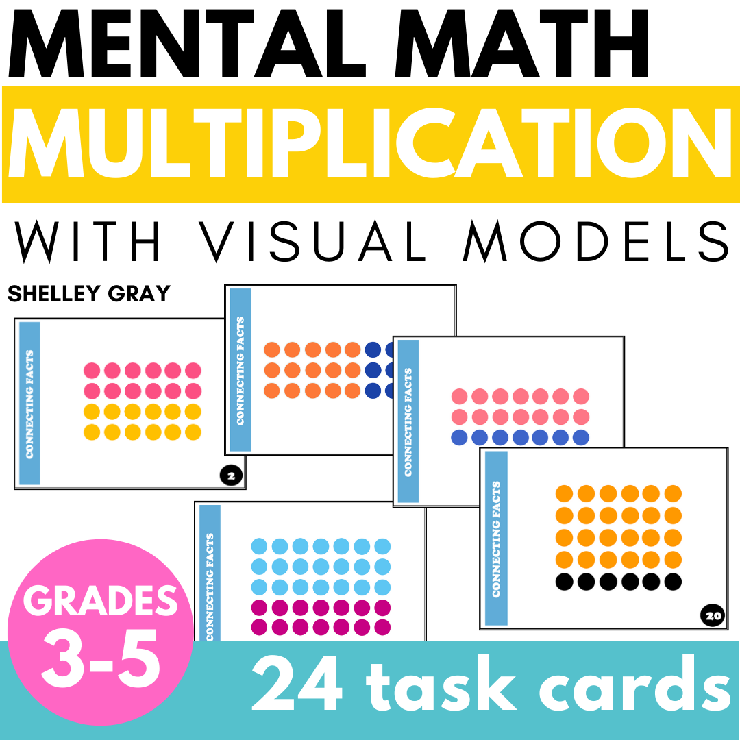 Mental Math Multiplication Task Cards: Connecting Related Facts Using ...