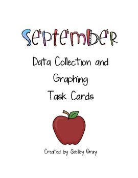 September Data and Graphing Task Cards – Shelley Gray Teaching