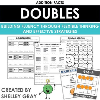 Doubles Addition Strategy - Mental Math Strategies – Shelley Gray Teaching