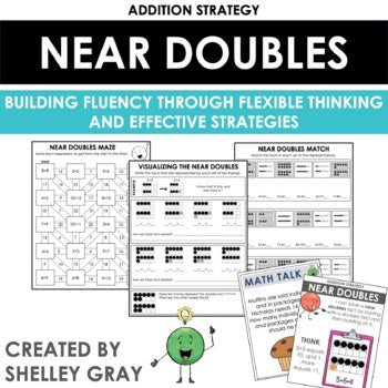 Near Doubles Addition Strategy - Mental Math Strategies – Shelley Gray ...