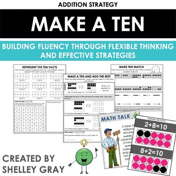 Make a Ten Addition Strategy - Mental Math Strategies – Shelley Gray ...