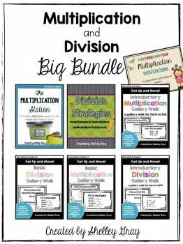 Multiplication and Division Fact Fluency Activities - Bundle – Shelley ...
