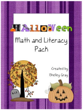 Halloween Math and Literacy Activities – Shelley Gray Teaching