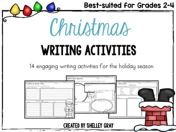 Christmas Writing Activities for Stations or Centers – Shelley Gray ...