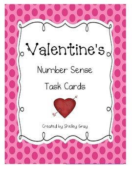 Valentine's Number Sense Task Cards – Shelley Gray Teaching