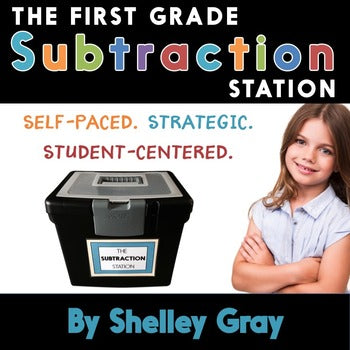 Subtraction Strategies and Fact Fluency Station for 1st Grade – Shelley ...