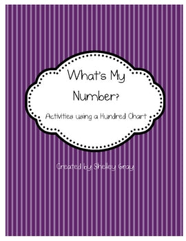 Hundred Chart Activities - What's My Number? – Shelley Gray Teaching