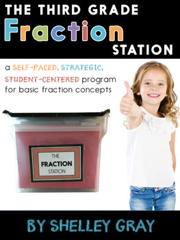 Fraction Station for 3rd Grade - Self Paced Center Activities – Shelley ...