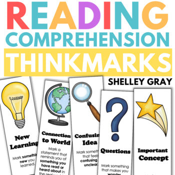 Reading Comprehension Bookmarks for Small Group Instruction – Shelley ...