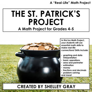 St. Patrick's Math Project for 4th and 5th - March Math Activities ...