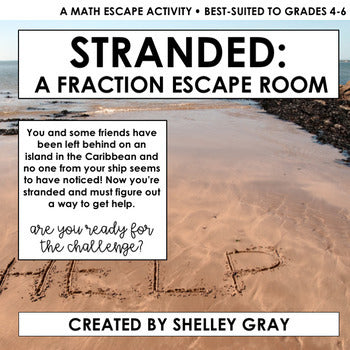 Fraction Escape Room for 4th 5th and 6th Grade – Shelley Gray Teaching