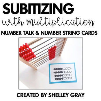 Multiplication Subitizing Cards - to Use For Number Talks and Number S ...