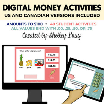 Digital Money Activities - Amounts to $100 - US and Canadian Money Inc ...