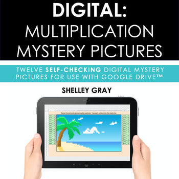 Multiplication Mystery Pictures for Basic Facts - Self-Checking and DI ...