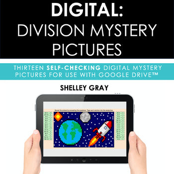 Division Mystery Pictures for Basic Fact Practice - Self-Checking and ...