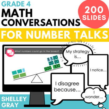 4th Grade Number Talks - Daily Math Conversations to Boost Number Sens ...