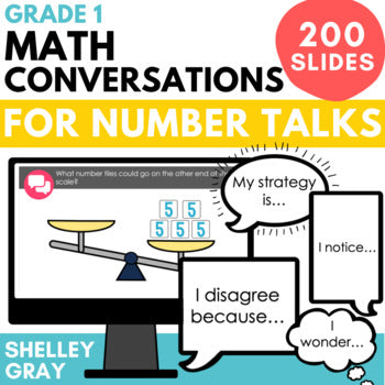 1st Grade Number Talks - Daily Math Conversations to Boost Number Sens ...