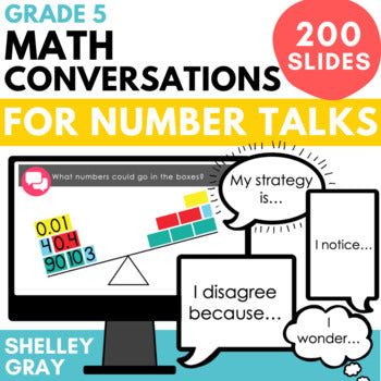 5th Grade Number Talks - Daily Math Conversations to Boost Number Sens ...