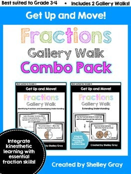 Fraction Around the Room Activities Gallery Walk Bundle – Shelley Gray ...