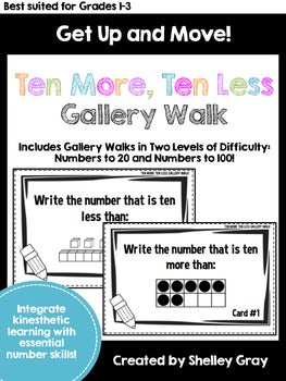 10 More 10 Less Around the Room Gallery Walk – Shelley Gray Teaching