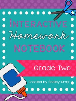 Homework Folder Activities - Interactive Notebook Style for 2nd Grade ...