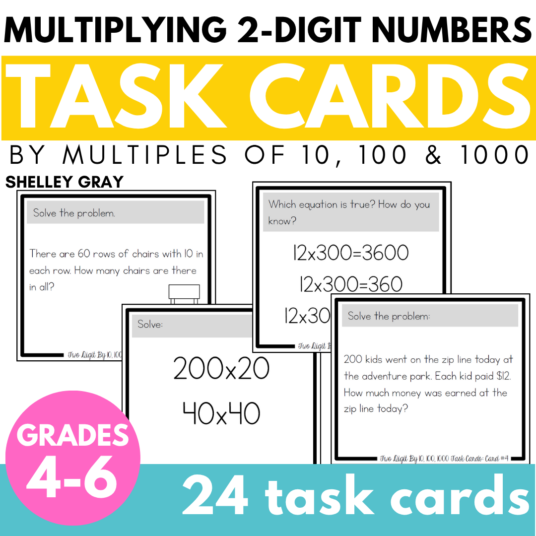 Multiplying 2 Digit Numbers by 10, 100, and 1000 - Multi-Digit Multipl ...