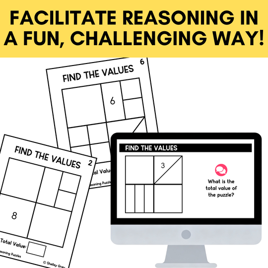 Math Reasoning Puzzles to 50 | Grade 2–3 Problem Solving & Number Sens ...