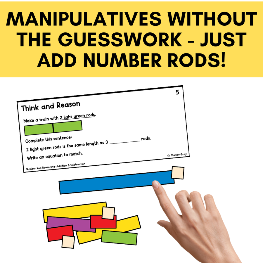 Number Rod Reasoning Tasks (Cuisenaire Rods) Multiplication and Divisi ...