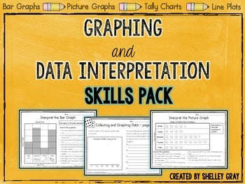 Graphing and Data Activities for Interpreting Graphs 3rd and 4th Grade ...