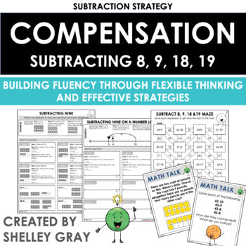 Compensation Subtraction Strategy - Mental Math Strategies – Shelley ...