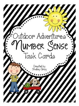Number Sense Task Cards - Outdoor Adventures – Shelley Gray Teaching