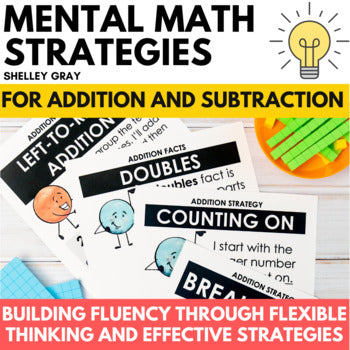 Mental Math Strategies for Addition and Subtraction Fluency - Flexible ...