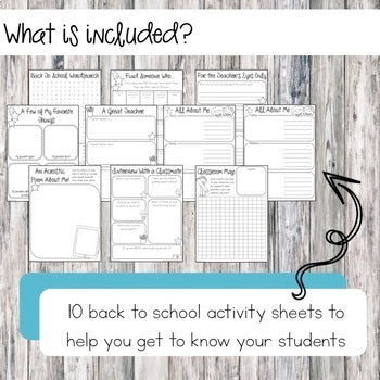 Back To School Activities - First Week of School Activity Bundle ...