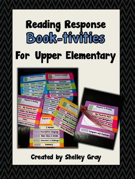Reading Response Foldable Booklets - Upper Elementary – Shelley Gray ...