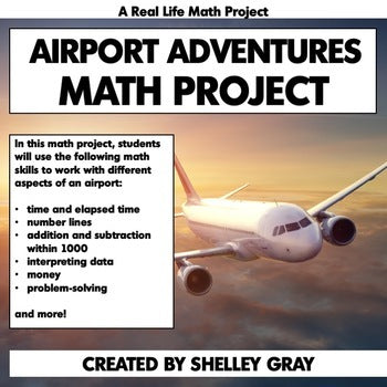Real Life Math Project With Elapsed Time, Data Interpretation, Money ...