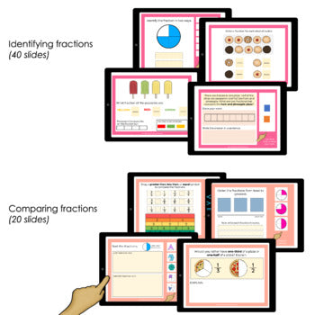 Digital Fraction Activities for 3rd and 4th Grade - Working with Fract ...