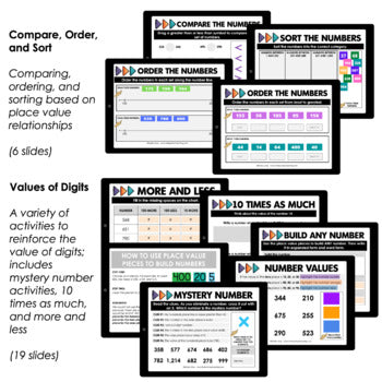 Place Value to 1,000 DIGITAL Includes Rounding to Nearest 10 and 100 ...