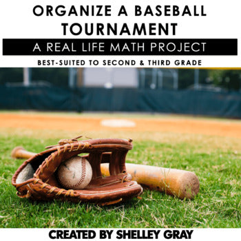 2nd and 3rd Grade Math Project Numbers to 100 - Organize a Baseball To ...