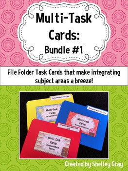 Multi-Task Cards Bundle – Shelley Gray Teaching