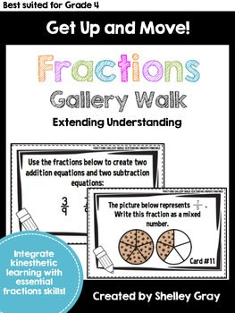Fractions Around the Room Gallery Walk - Extending Understanding ...