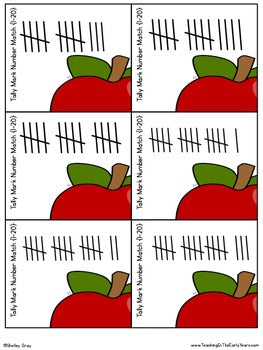 Back-to-School Number Sense Math Centers for numbers 1-20 – Shelley ...